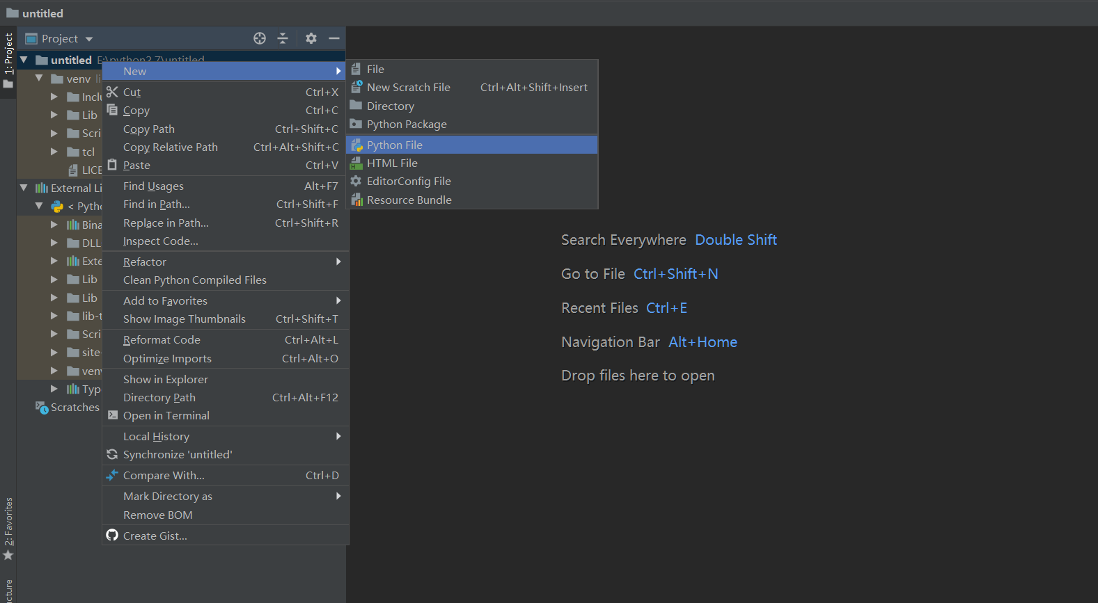 PyCharm New Project Tutorials - Programmer Sought