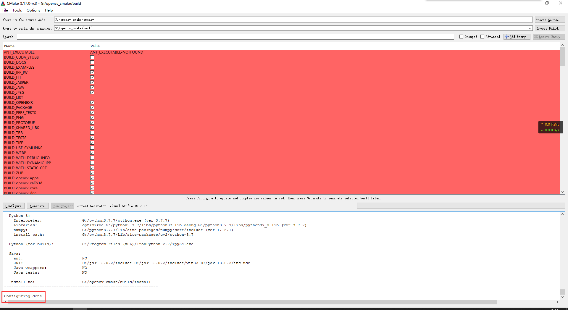 Python3.7.7+OpenCV4.2+OpenCV-contrib-python在VS2017下的编译和安装配置以及填坑（解决PyCharm无自动补全的问题）_opencv force ...