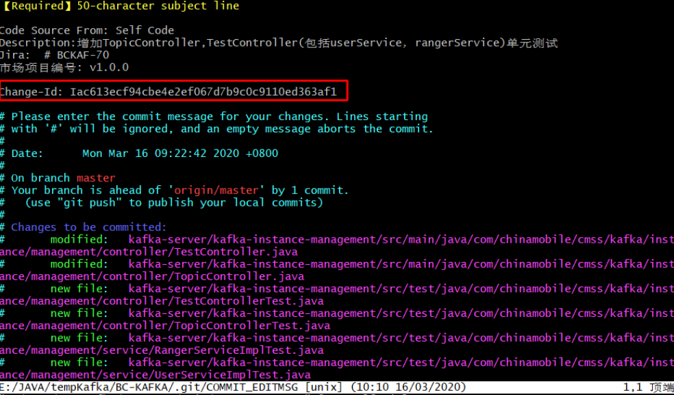 Git missing Change-Id in commit message footer解决方法_gitdir=$(git rev-parse --git-dir); scp -p -p ...