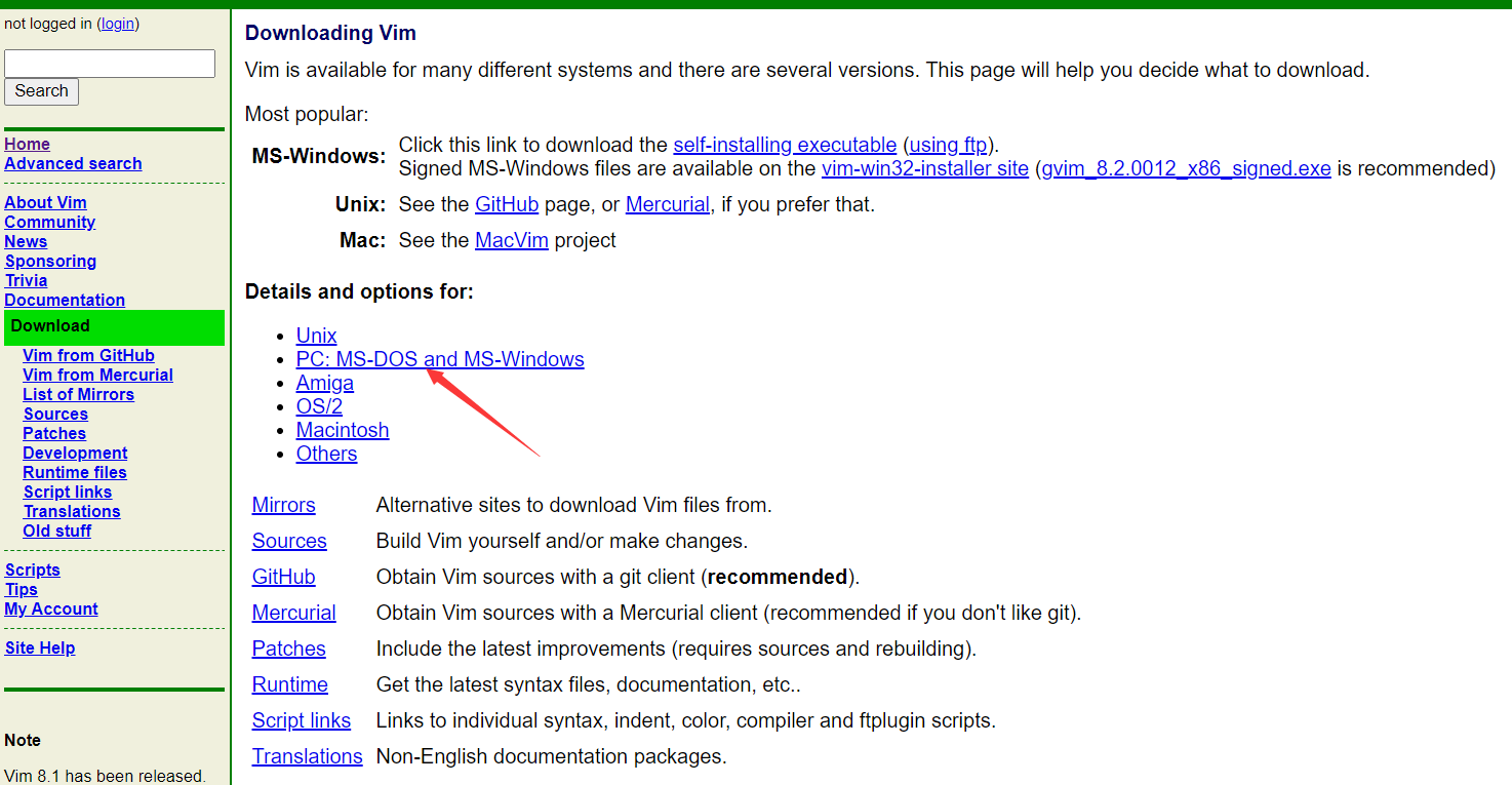 vim Windows版本安装教程_vim命令安装windows-CSDN博客