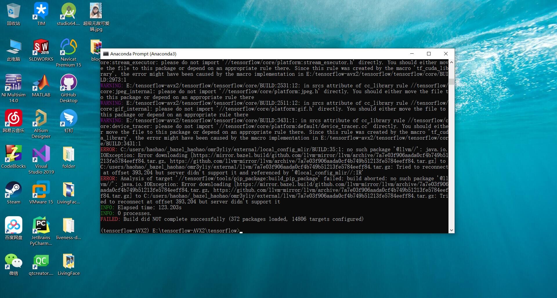 Win10系统下从tensorflow源码编译tensorflow Gpu 115could Not Find Any Cudah Matching Version In A Csdn博客
