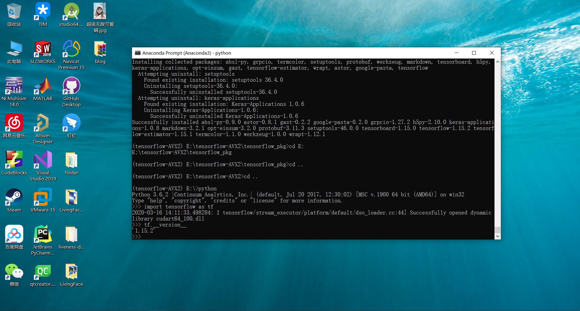 Win10系统下从tensorflow源码编译tensorflow-gpu 1.15_could not find any cuda.h matching version '' in a-CSDN博客