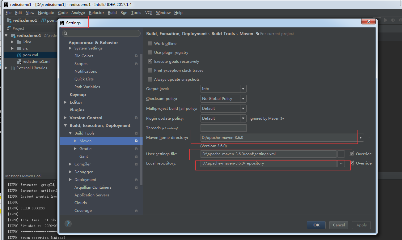 idea配置maven（maven3.6.3版本与idea2017编辑器冲突）_idea2017 maven版本-CSDN博客