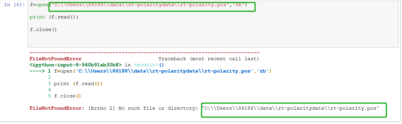 FileNotFoundError: [Errno 2] No such file or directory: 'C:\\Users ...