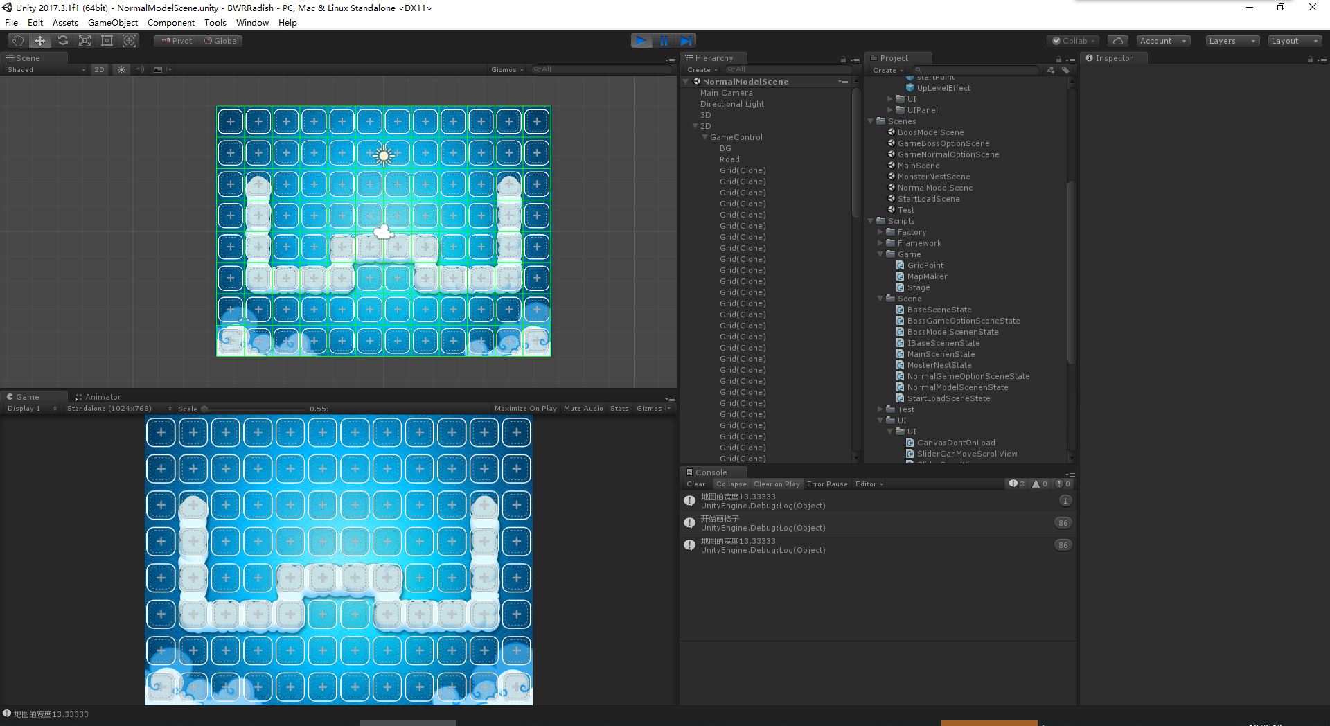 Unity 地图、格子的动态绘制（2d）unity 直线上的所有格子 Csdn博客 