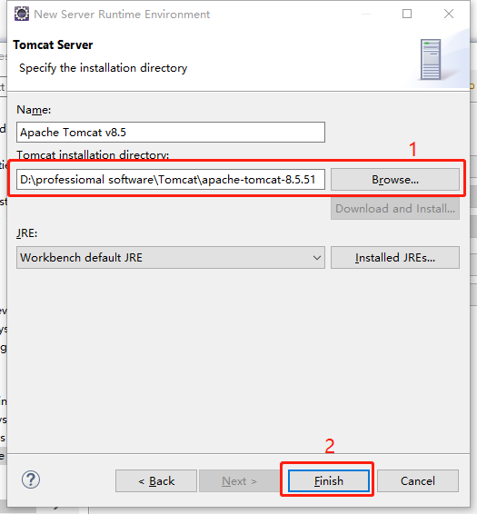 eclipse中添加Tomcat服务器_eclipse配置tomcat导入java项目-CSDN博客