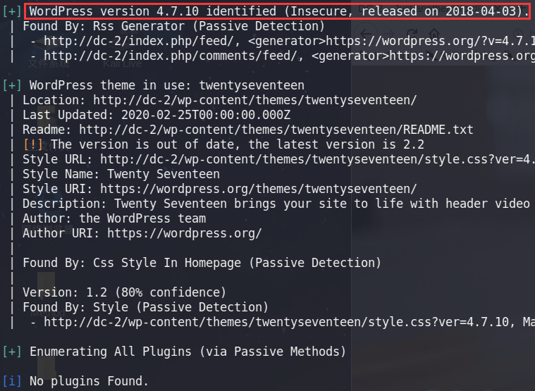 【渗透项目】靶机DC-2渗透过程_wpscan the url supplied-CSDN博客