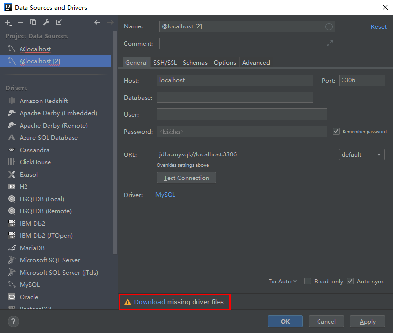 IDEA 数据库驱动下载失败解决方法_idea oracle连接 download missing driver file-CSDN博客