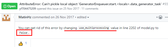 AttributeError: Can't pickle local object 'BaseDataset.img_transformer. . '_forkingpickler(file ...