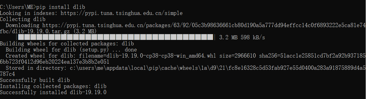 关于win10，python3.8 安装dlib的问题_win10 python3.8 dlib-CSDN博客