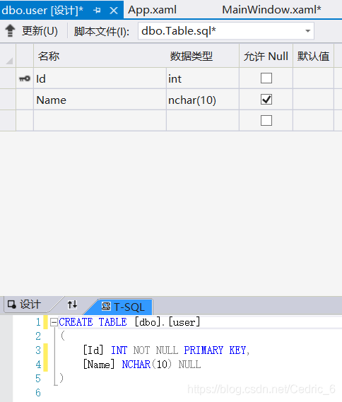C Wpf数据库的建立和使用c Wpf 怎么添加数据库新表 Csdn博客