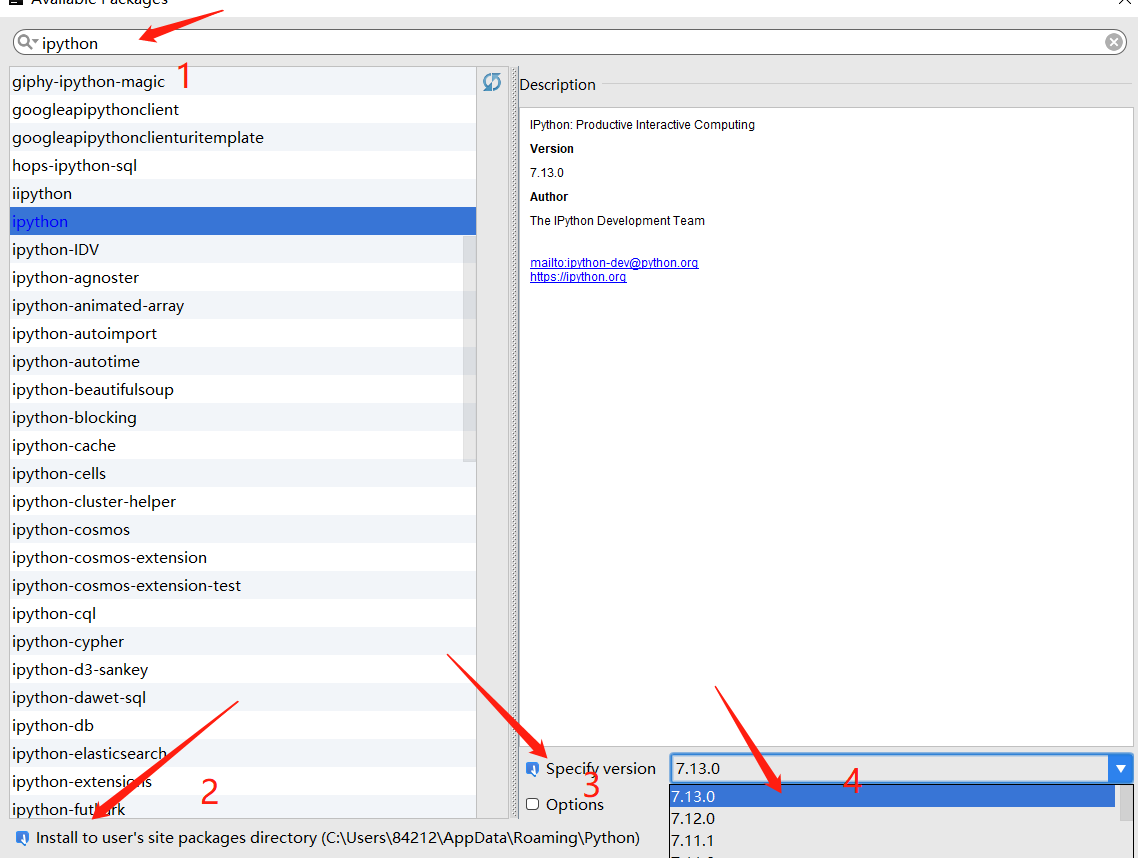 如何指定ipython对应的python版本号_python 与ipython对应的版本-CSDN博客