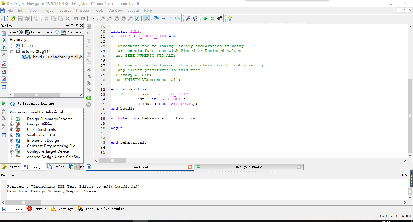 FPGA Xilinx_ISE初学及使用流程_xilinx ise-CSDN博客