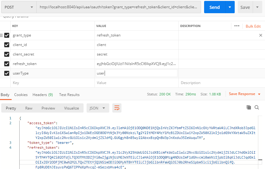 Spring Security OAuth2实现多用户类型认证、刷新Token_shiro oauth2 客户端 自动刷新token-CSDN博客