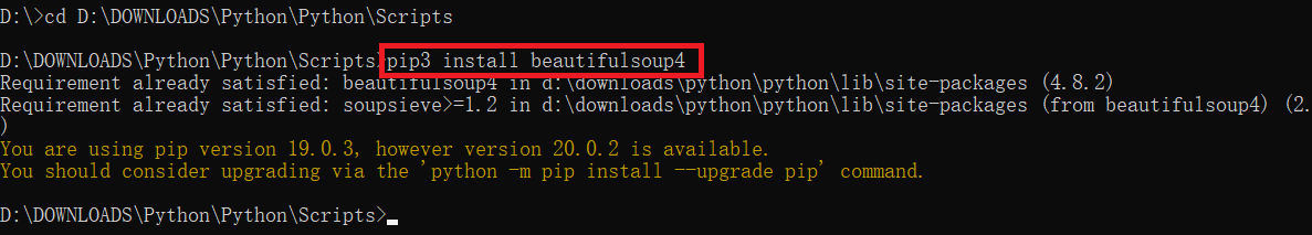 Python Beautifulsoup4下载安装的方法beautifulsoup4 本地安装 Csdn博客 