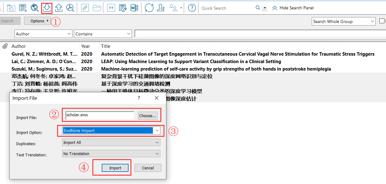 在Word中引用文献时，如何使用EndNote X9进行批量处理？_endnote批量导入nbib文件-CSDN博客