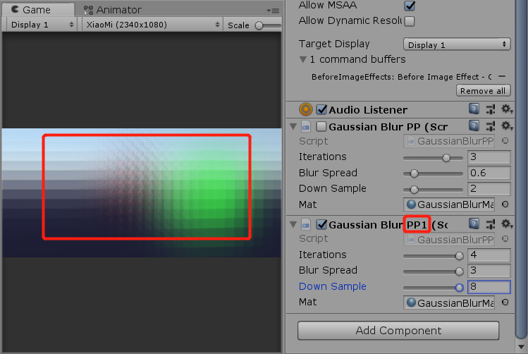 Unity Shader PostProcessing - 6 - GaussianBlur 高斯模糊+CommandBuffer使用做一些其他的特效_unity shader 高斯模糊效果 ...
