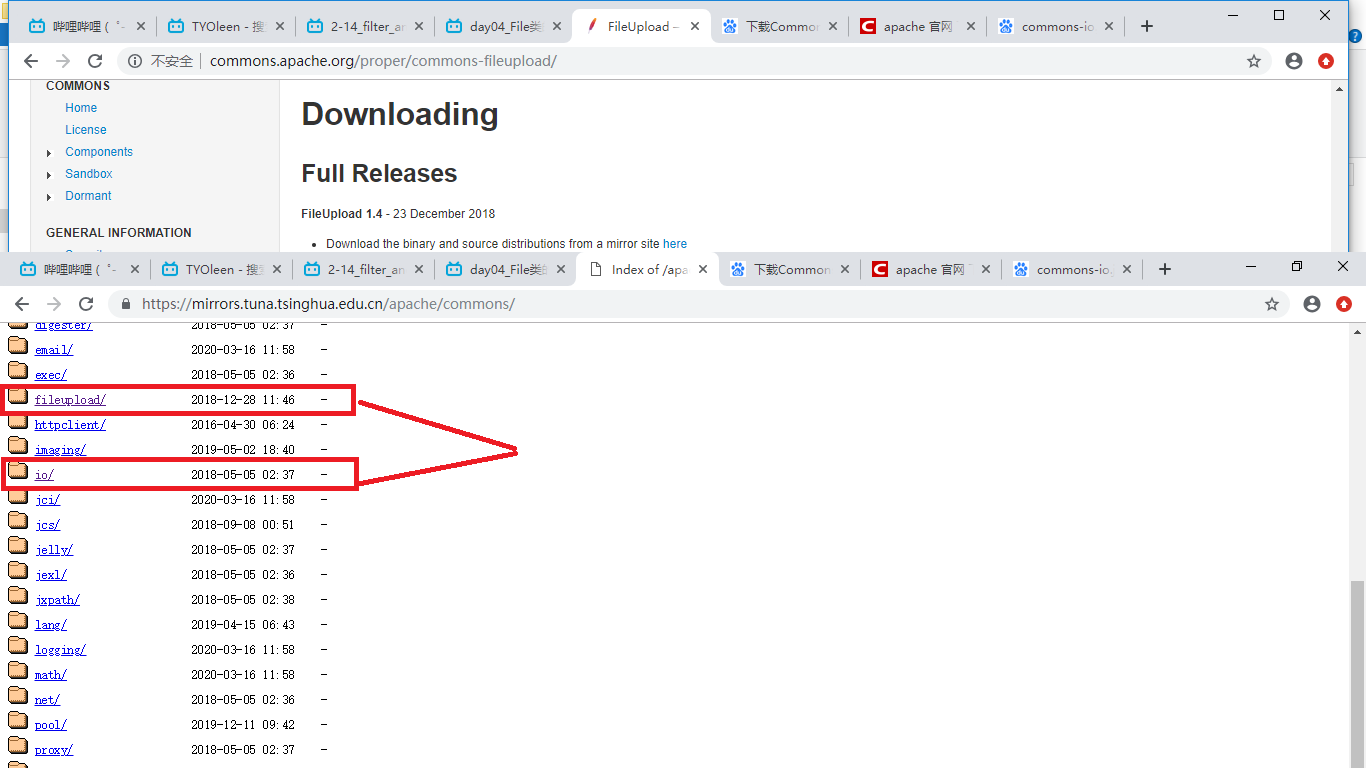 Javaee文件上传代码如何下载相关jar包步骤 Commons Fileupload Jar下载 Csdn博客