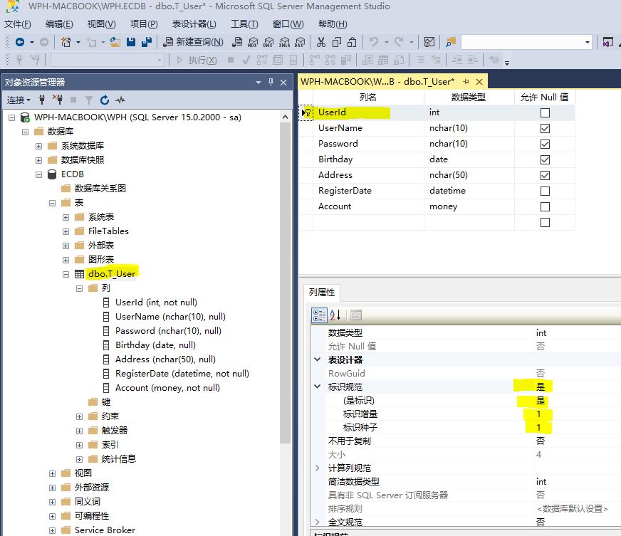 SQL Server 2019 无法修改字段的自增长（标识增量）的解决方法_sql server标识规范无法修改为是-CSDN博客