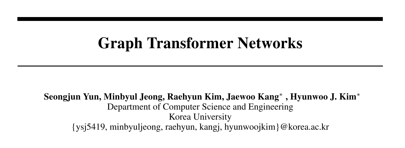 GTN-Graph Transformer Network 图变换网络 NeurIPS2019_graph transformer networks-CSDN博客