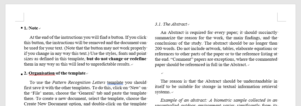 如何使用pattern recognition letter 的word写作模板_pattern recognition letters模板 ...
