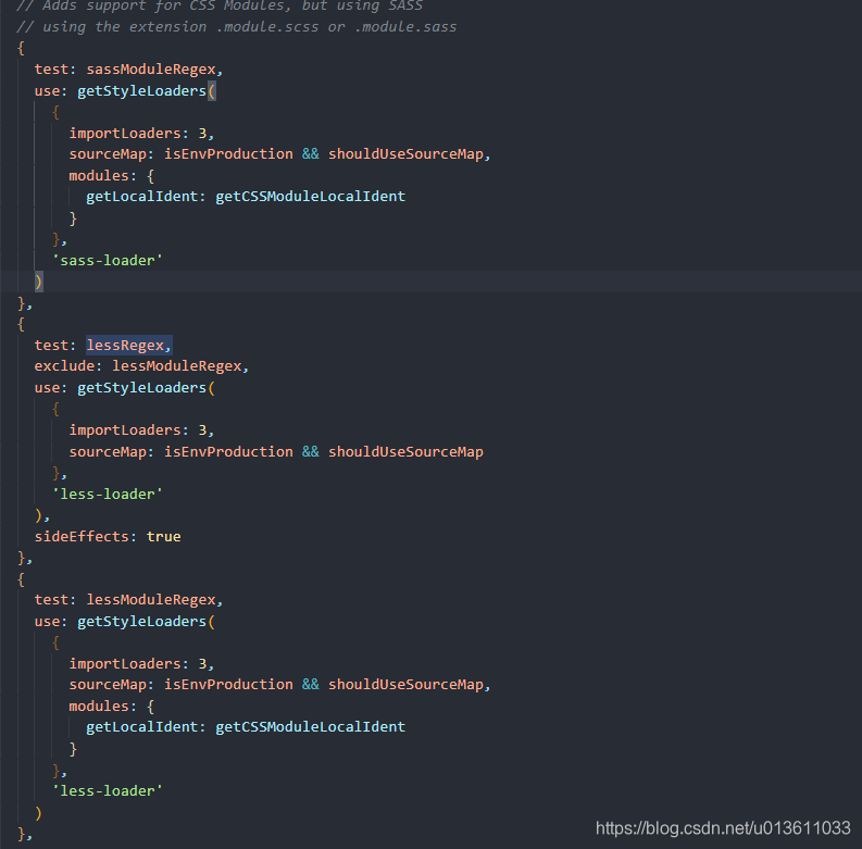 React配置 Less Sass Css 样式模块化 Webpack4css Module结合scss使用样式嵌套 Csdn博客