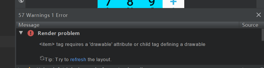 Android布局文件提示错误Render problem解决-CSDN博客