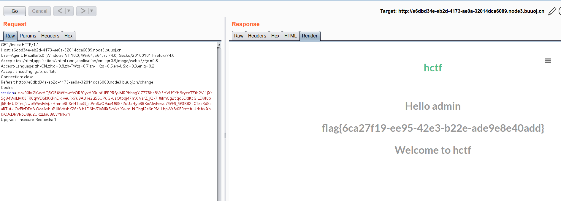 BUUCTF学习笔记-admin_ctf admin-CSDN博客