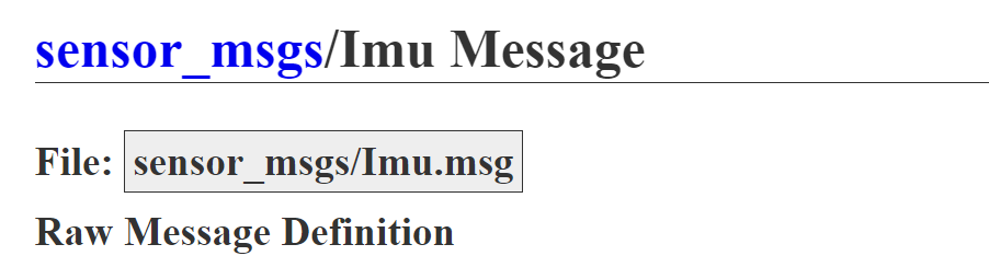 ROS学习笔记 -- IMU in ROS_imu消息类型ros-CSDN博客