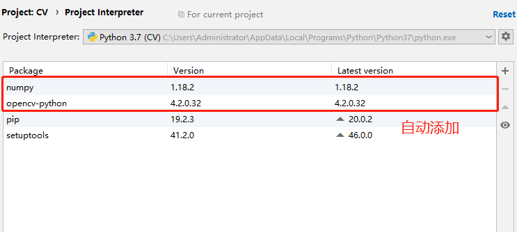 [python]已安装opencv包，在解释器中可导入，在pycharm中却无法导入_pycharm 库里面没有opencv但已经下载了-CSDN博客