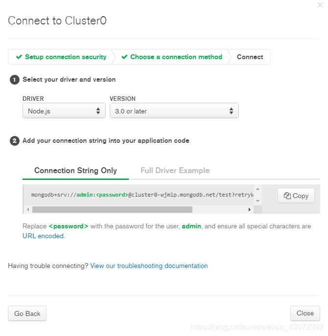 Nodejs 连接 Mongodb Atlas 的免费云数据库node Connect To Mongodb Atlas Csdn博客