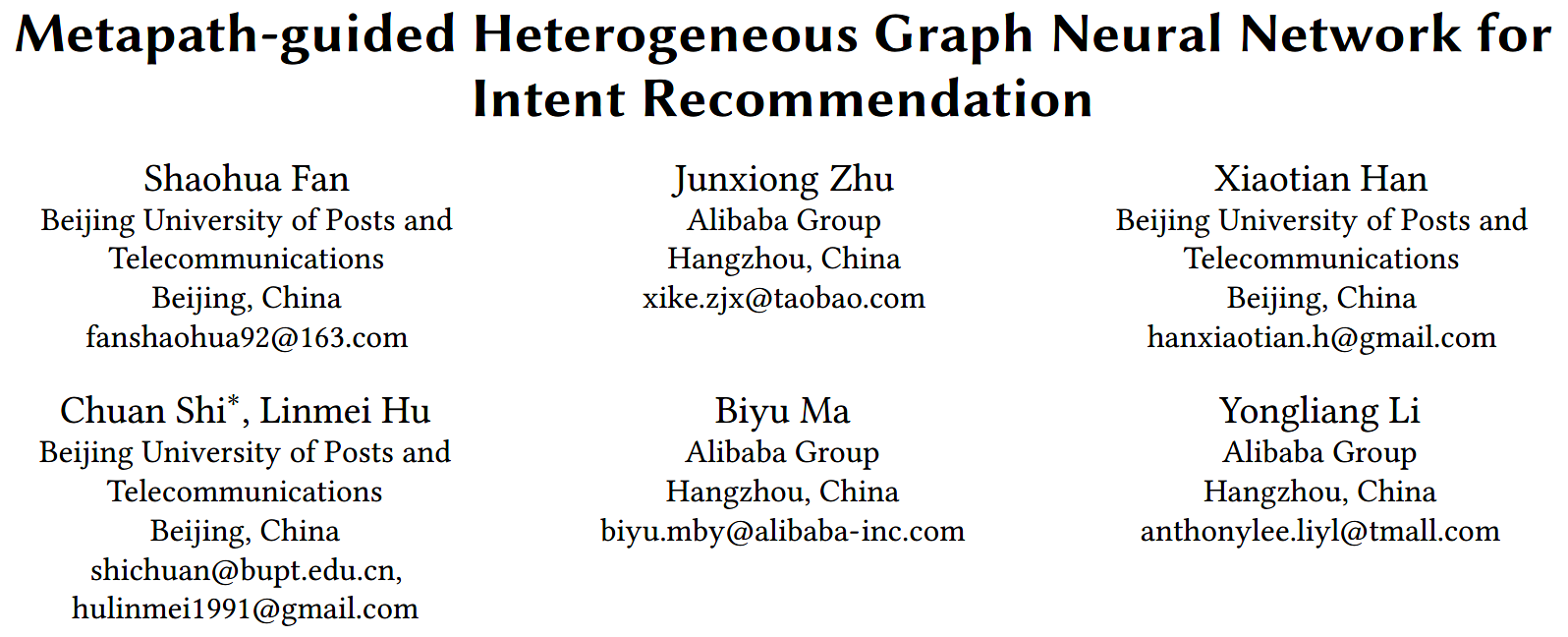 【论文解读 KDD 2019 | MEIRec】Metapath-guided Heterogeneous Graph Neural Network for Intent ...