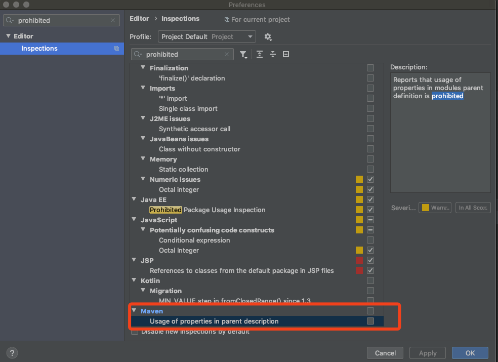 idea：properties in parent definition are prohibited提示报错-CSDN博客