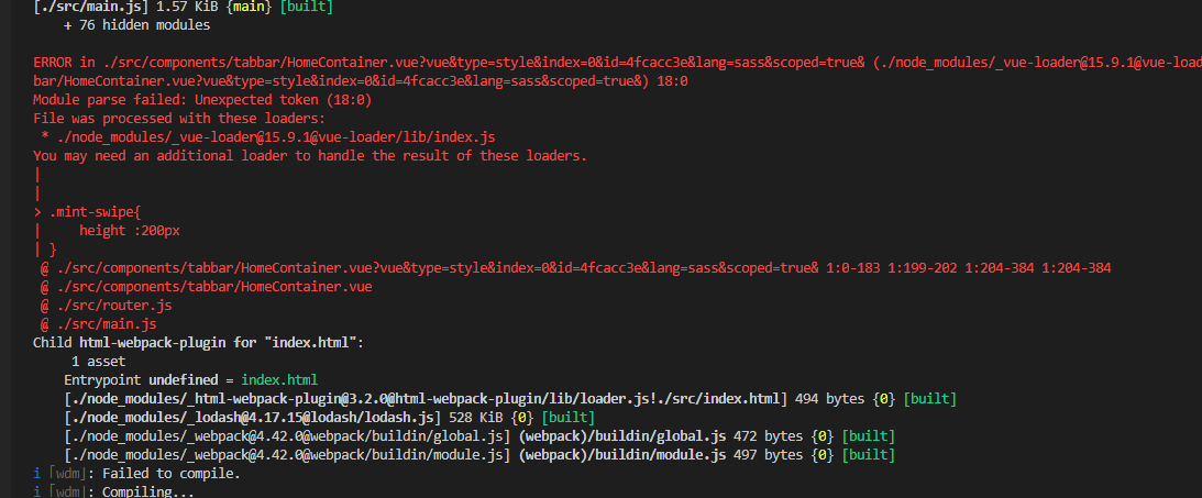 File was processed with these loaders:-CSDN博客