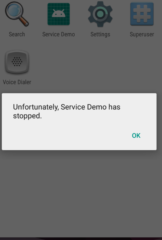 Android程序在genymotion模拟器上能够成功安装但无法运行，点击app是显示Unfortunately，XXX has stopped_unfortunately ...