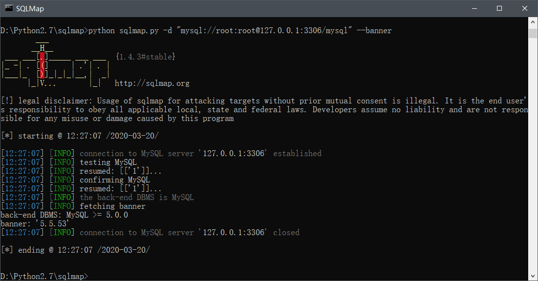 Sqlmap获取目标信息 Csdn博客