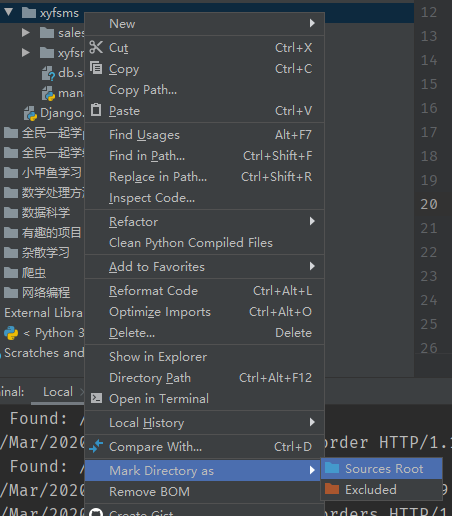 Django：pycharm中解决urls的import小问题_环境中找不到导入"app.views-CSDN博客