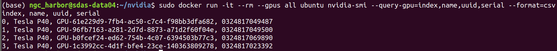 docker19.03＋NVIDIA显卡＋docker: Error response from daemon: could not select device driver "" with ...
