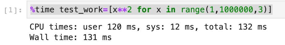 IPython jupyter time timeit time timeit ipython time 