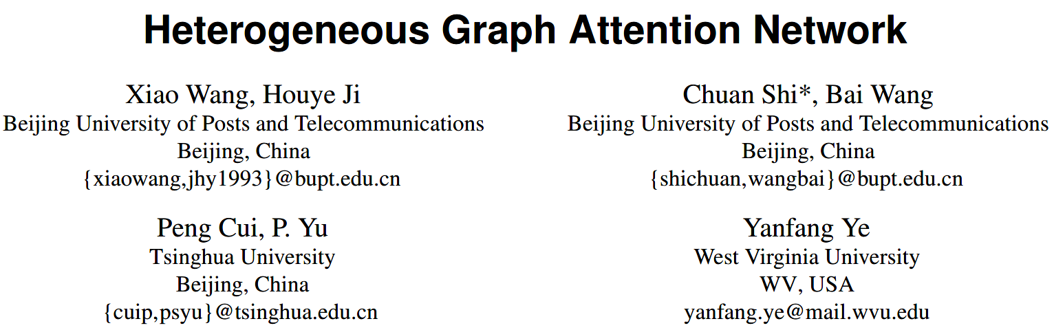 【论文解读 WWW 2019 | HAN】Heterogeneous Graph Attention Network_heterogeneous graph attention network ...