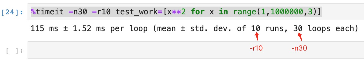 IPython（jupyter环境）中的”魔法“命令 %time,%timeit,%%time,%%timeit_time%1-CSDN博客