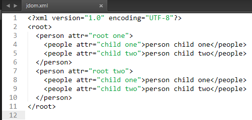 Java Jdom生成和解析xml Csdn博客 