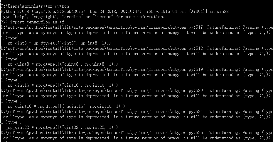python3.6.8 和 tensorflow 1.6.0的安装_3.6.8tensofflow-CSDN博客