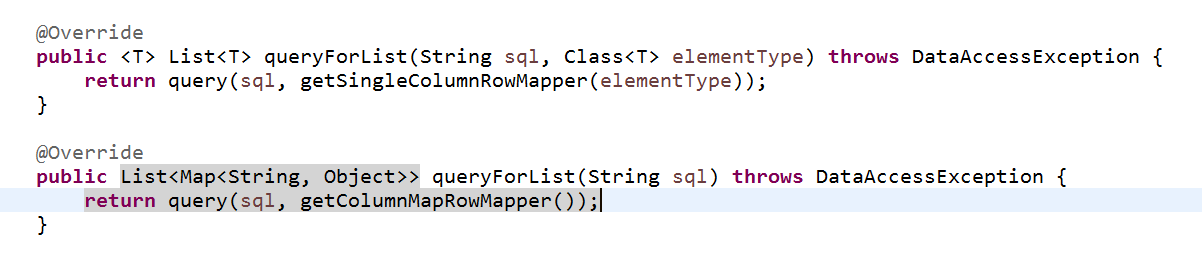 Jdbctemplate的queryforlist（超级坑） Csdn博客