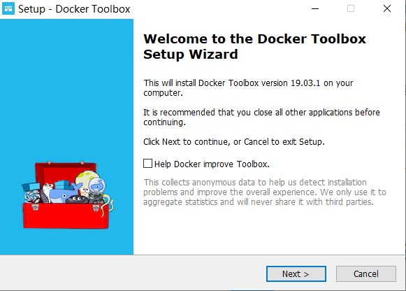 win10家庭版 docker toolbox安装图文全教程（含更换阿里云镜像源步骤）_win10 家庭版 docker tools-CSDN博客