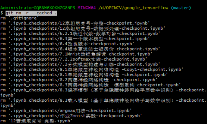 找回git rm -r --cached删除的本地缓存文件 ._git rm -r --cached 恢复-CSDN博客