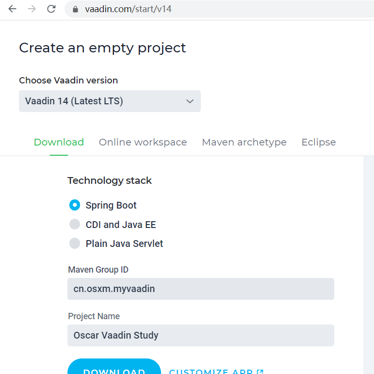 Vaadin介绍与开发练习之一（总体介绍与创建项目）-CSDN博客