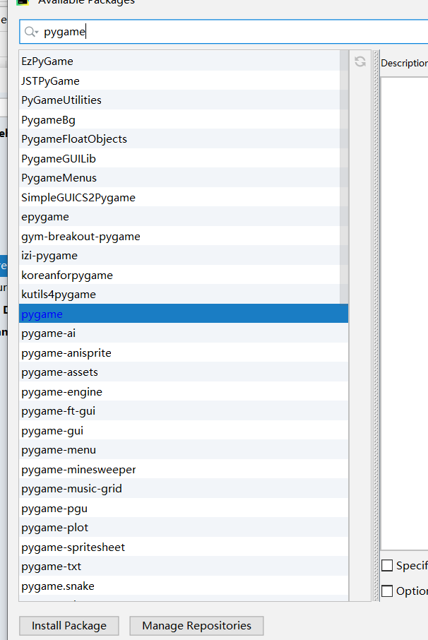 pygame的安装及错误的解决_pygame安装失败出现一大堆红字-CSDN博客