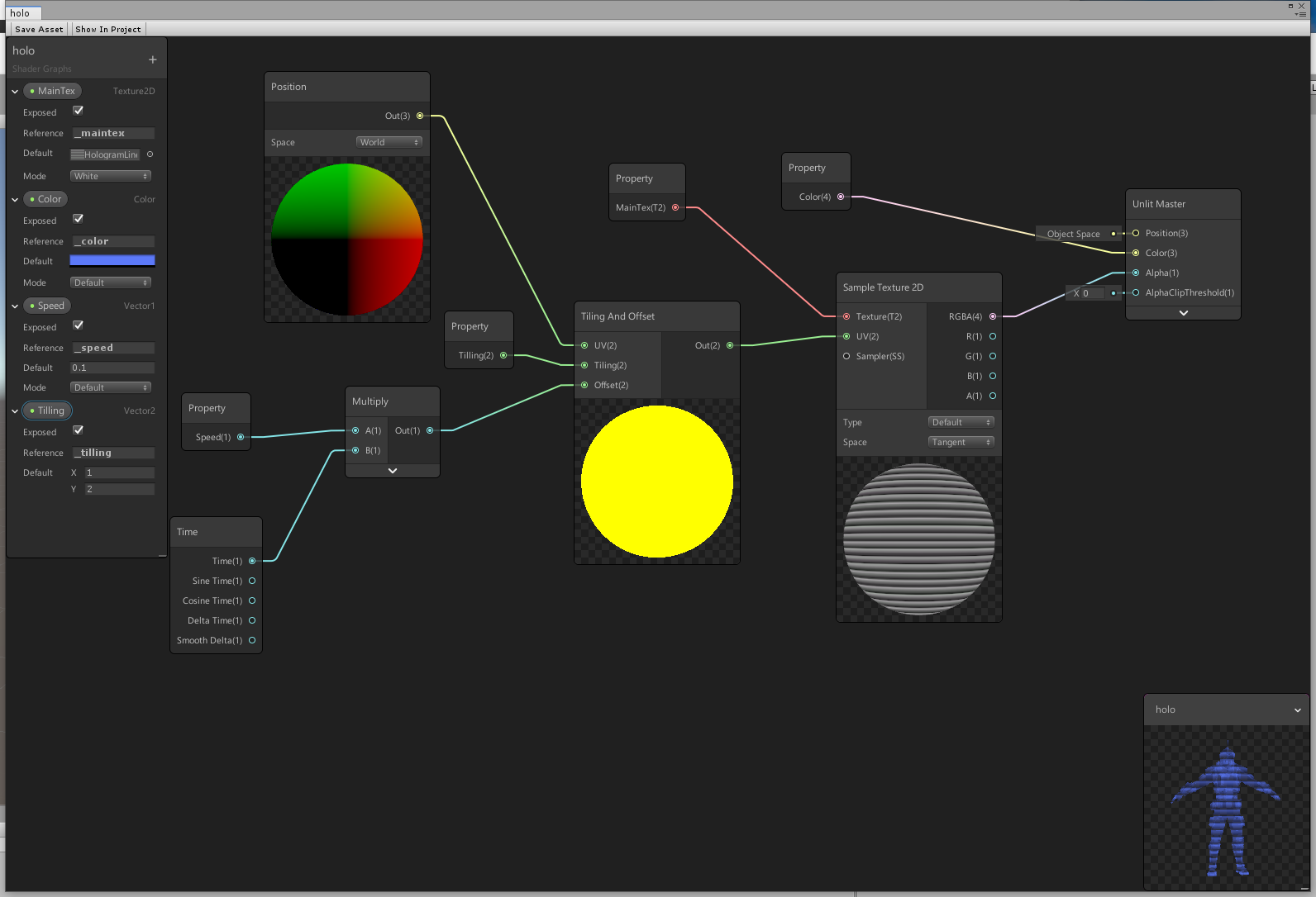 [ShaderGraph]01.全息投影效果_shader graph 投影-CSDN博客