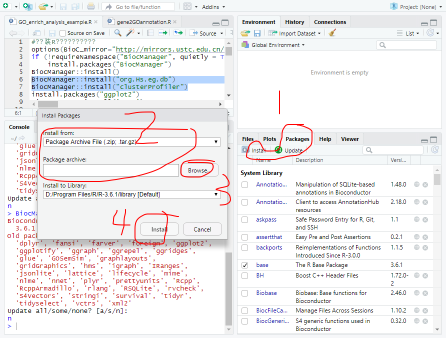如何使用bioconductor安装R工具包_org.mm.eg.db包安装-CSDN博客